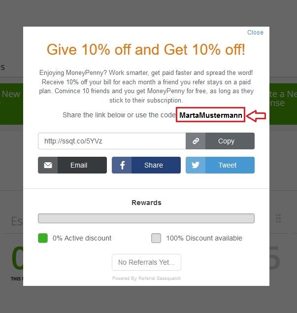 The Referral Code Zistemo Knowledge Base