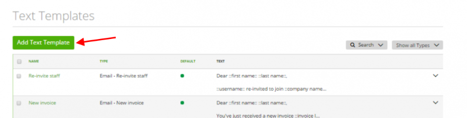 Text-block Templates – Zistemo Knowledge Base