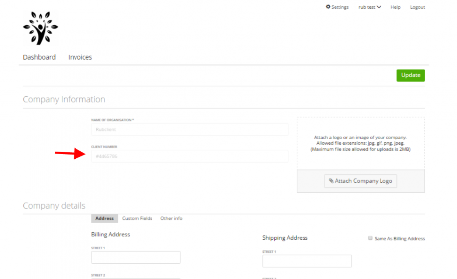 The ‘Client Number’ for Clients – Zistemo Knowledge Base