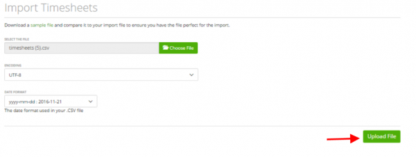 Import Timesheets via CSV – Zistemo Knowledge Base