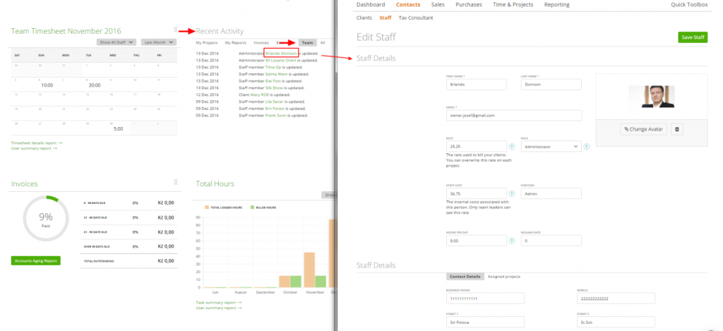 Recent Activities – Zistemo Knowledge Base