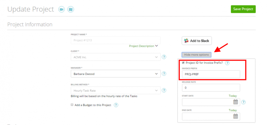 Special prefix for invoices – Zistemo Knowledge Base