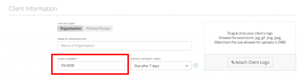 Create/update Client – Zistemo Knowledge Base