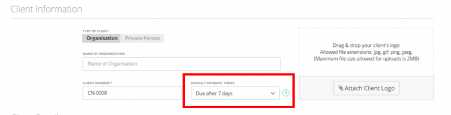 Create/update Client – Zistemo Knowledge Base