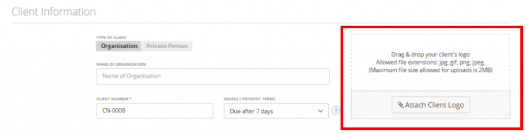 Create/update Client – Zistemo Knowledge Base
