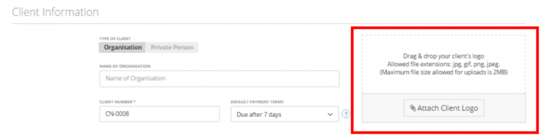Create/update Client – Zistemo Knowledge Base