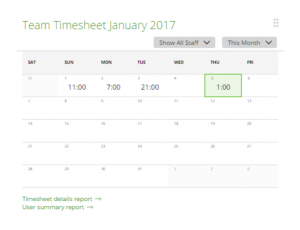 Team Timesheet – Zistemo Knowledge Base