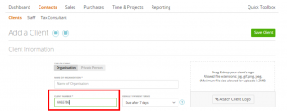 The ‘Client Number’ for Clients – Zistemo Knowledge Base