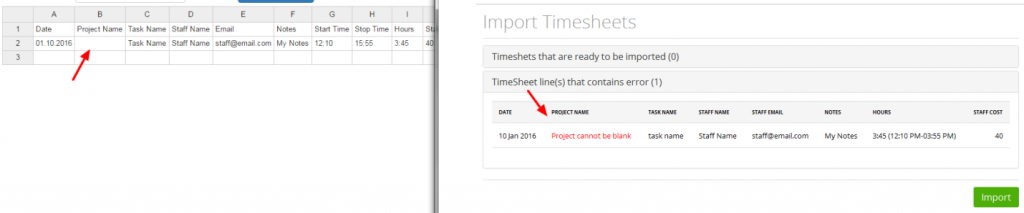 Import Timesheets via CSV – Zistemo Knowledge Base