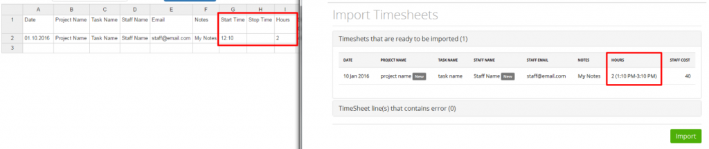 Import Timesheets via CSV – Zistemo Knowledge Base