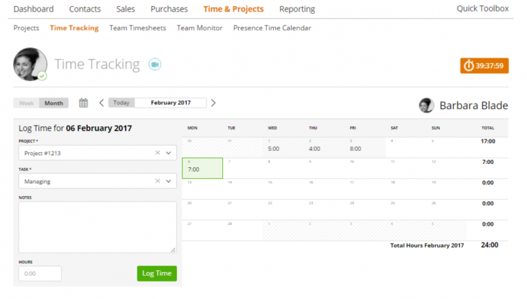 Logging Time – Zistemo Knowledge Base