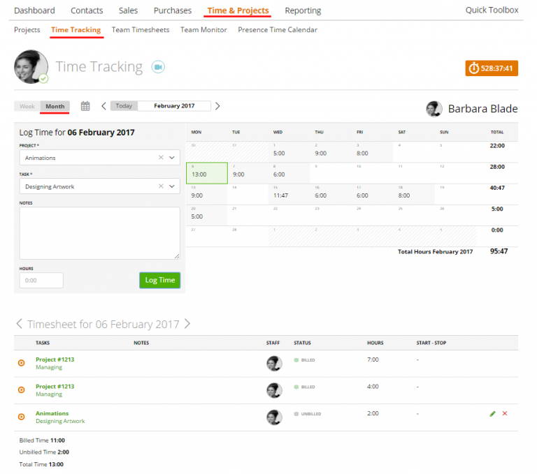 Monthly Timesheet - Zistemo Knowledge Base