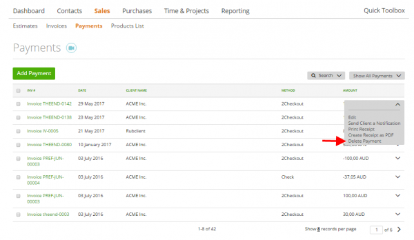 Manual Payments – Zistemo Knowledge Base