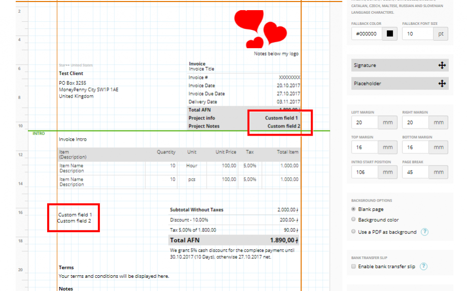 Show Project Custom Fields on Invoice – Zistemo Knowledge Base