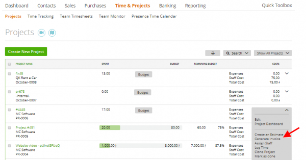 Show Project Custom Fields on Invoice – Zistemo Knowledge Base