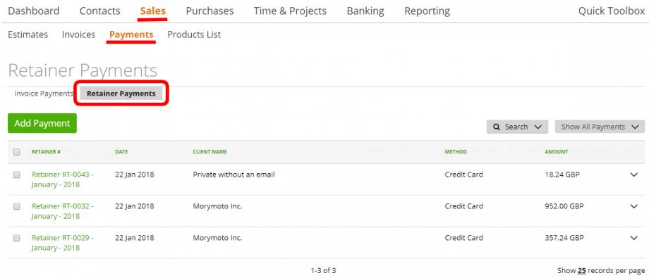 How to use the Retainer for Paying an Invoice? – Zistemo Knowledge Base