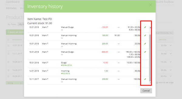 Inventory – Zistemo Knowledge Base