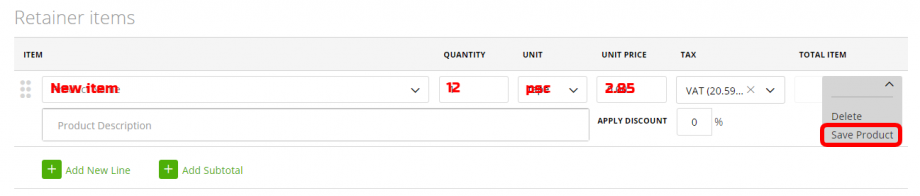 Retainer Creation – Zistemo Knowledge Base