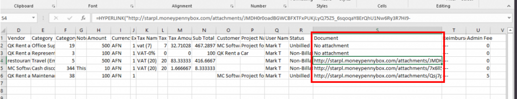 Export Expenses – Zistemo Knowledge Base