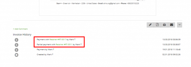 How to use the Retainer for Paying an Invoice? – Zistemo Knowledge Base