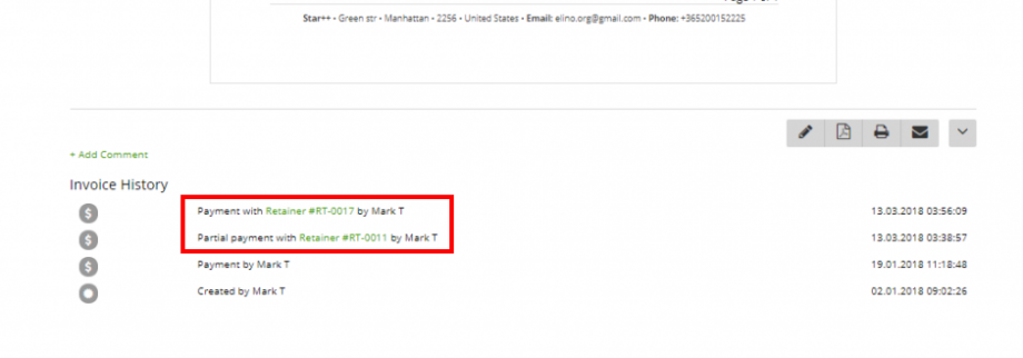 How to use the Retainer for Paying an Invoice? – Zistemo Knowledge Base
