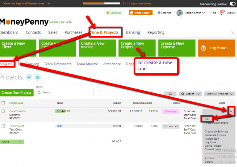 Create an Item/Task through the Invoice/Estimate/Project – Zistemo Knowledge Base