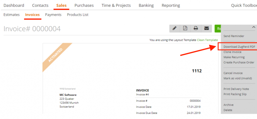 ZUGFeRD & XRechnung (en) – Zistemo Knowledge Base