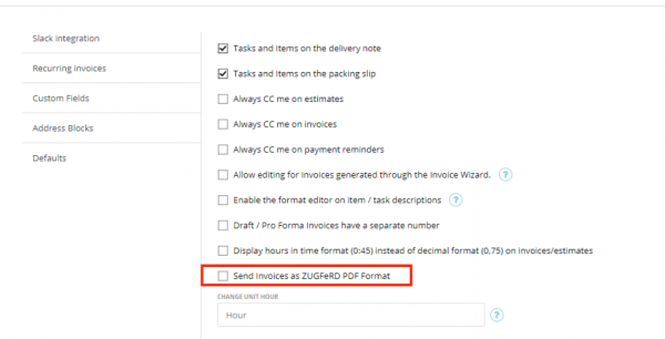 ZUGFeRD & XRechnung (en) – Zistemo Knowledge Base