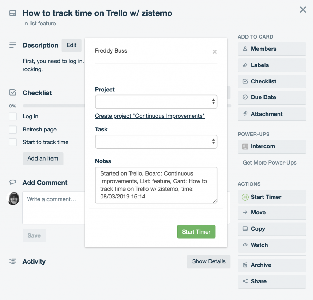 Timer Extension – Zistemo Knowledge Base