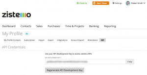 API Info – Zistemo Knowledge Base