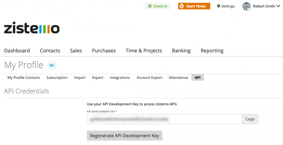 API Info – Zistemo Knowledge Base