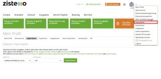 DATEV Import – Zistemo Knowledge Base
