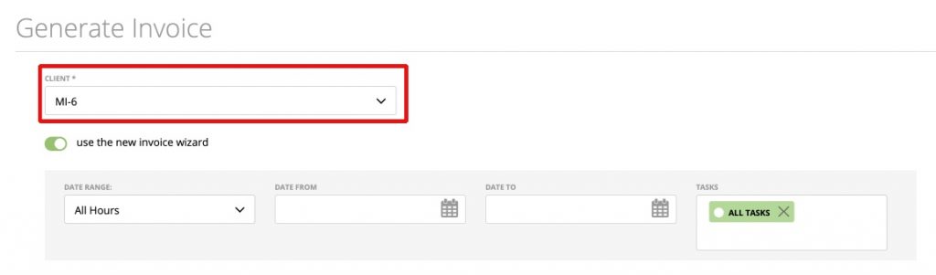 Generate Invoice on a Project (Invoice Wizard) – Zistemo Knowledge Base