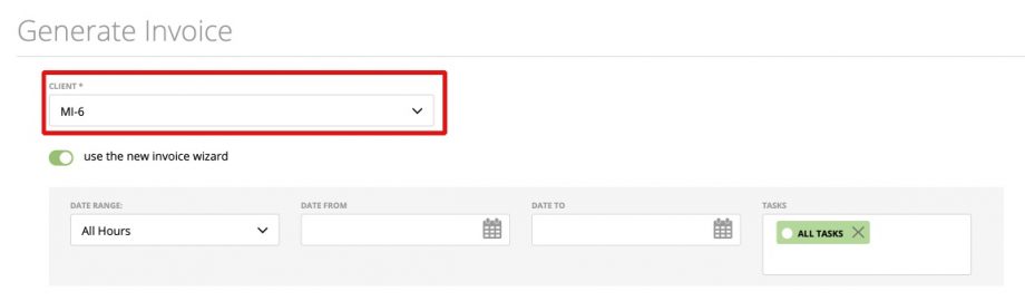 Generate Invoice on a Project (Invoice Wizard) – Zistemo Knowledge Base