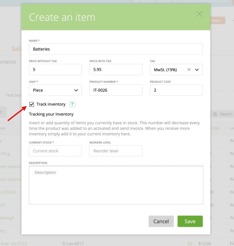 Inventory – Zistemo Knowledge Base