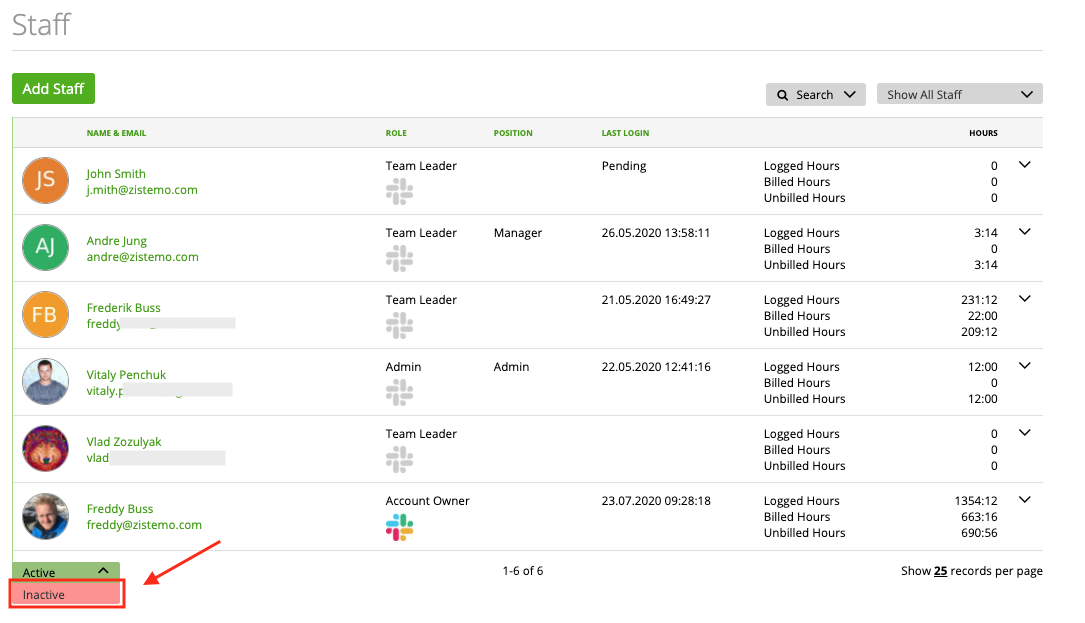 Deactivate Staff/User – Zistemo Knowledge Base Deactivate Staff/User – Zistemo Knowledge Base