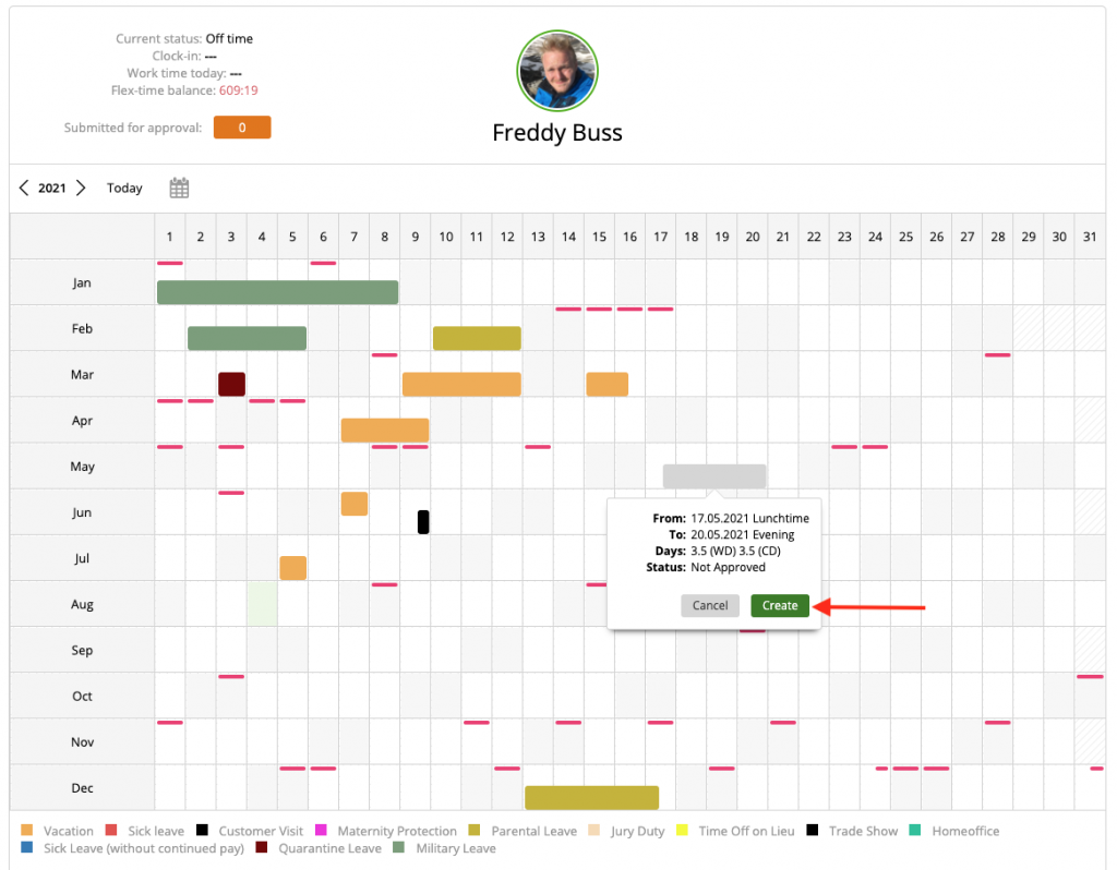 Leave Types and Leave Reasons – Zistemo Knowledge Base