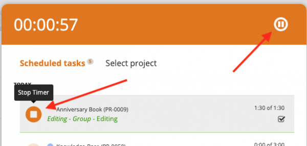 Project Timer – Zistemo Knowledge Base