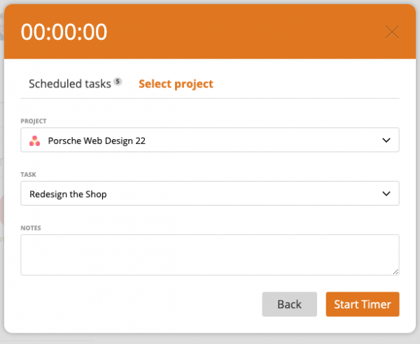 Project Timer – Zistemo Knowledge Base