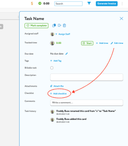 Task Checklist – Zistemo Knowledge Base
