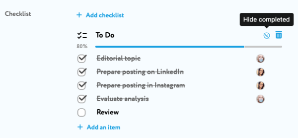 Task Checklist – Zistemo Knowledge Base