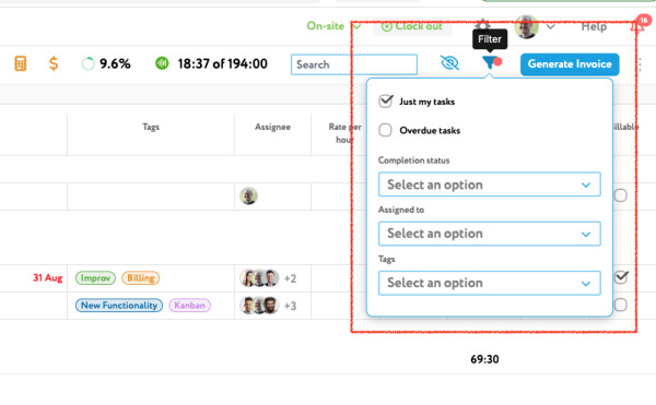 Project List View – Zistemo Knowledge Base