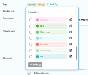 Task tags – Zistemo Knowledge Base