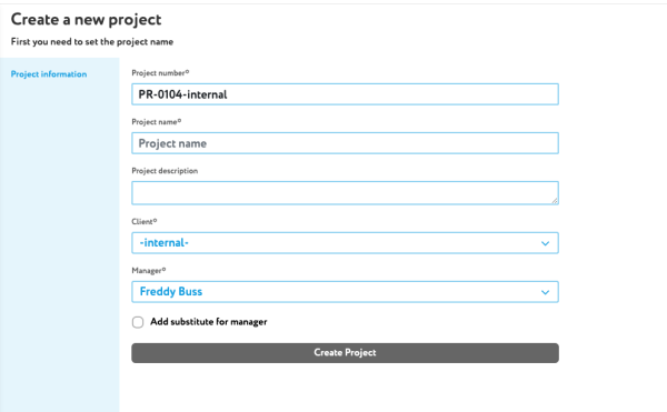 Create a Project – Zistemo Knowledge Base