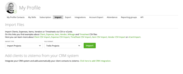 Import projects from Trello – Zistemo Knowledge Base